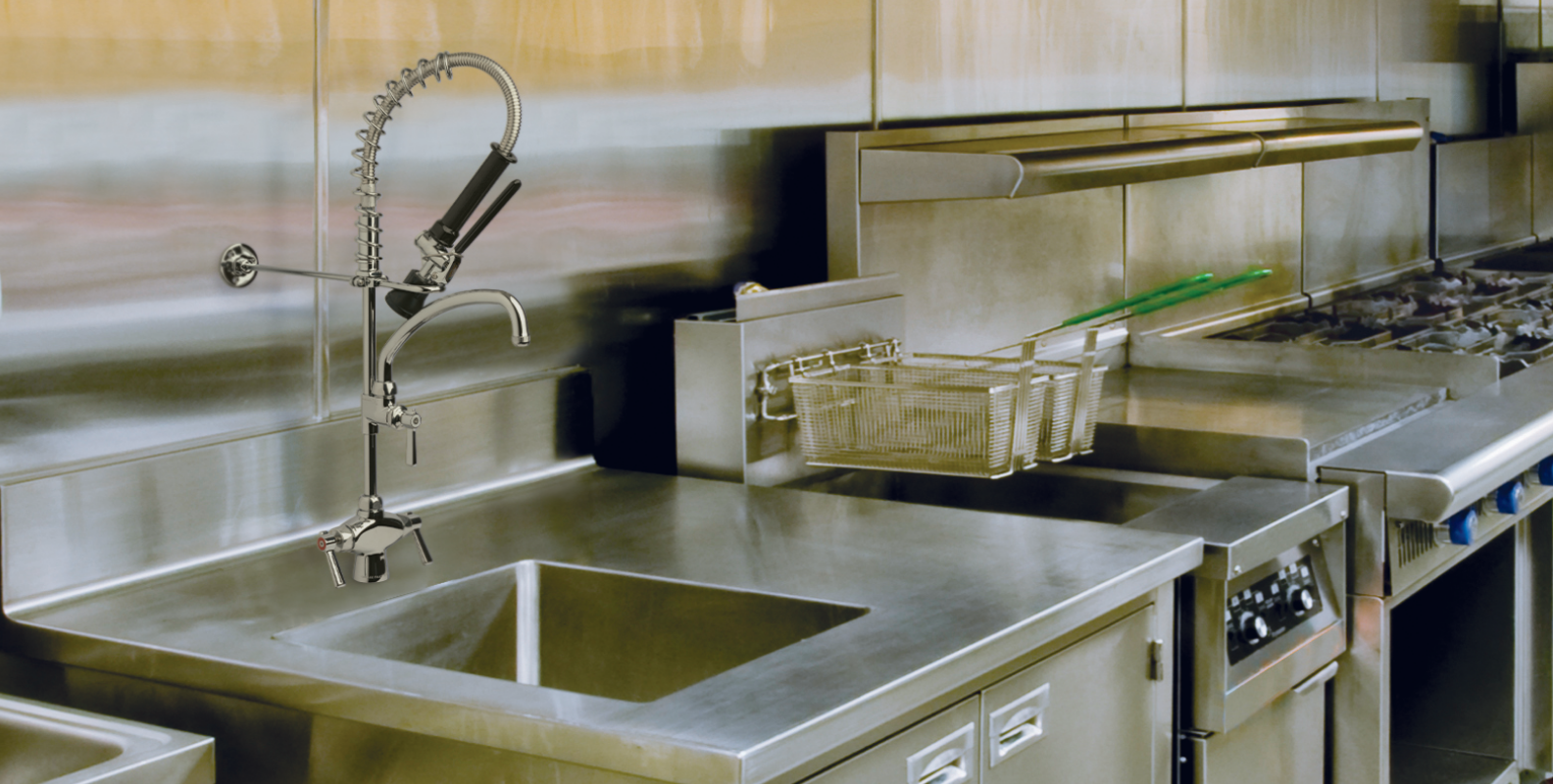 Commercial Kitchen Pre-Rinse Faucets: How to Make the Right Choices